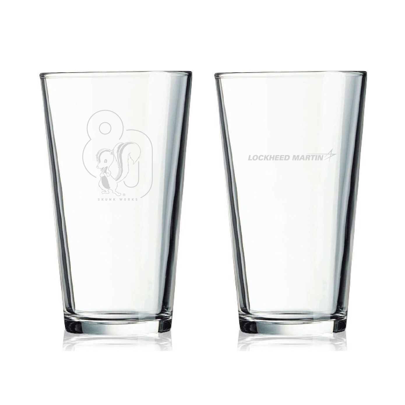 Drinkware | Skunk Works 80th Anniversary 16 Oz. Shaker Pint Glass ...
