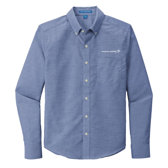 Men's Wovens | Lockheed Martin Untucked Fit SuperPro Oxford Shirt ...